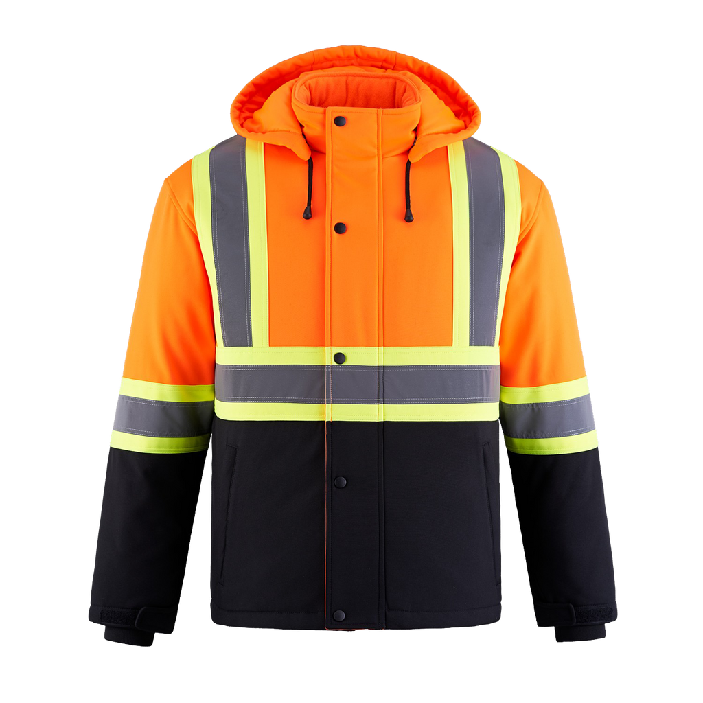 High Visibility Insulated Work wear Jacket | Hermes Printing Montreal